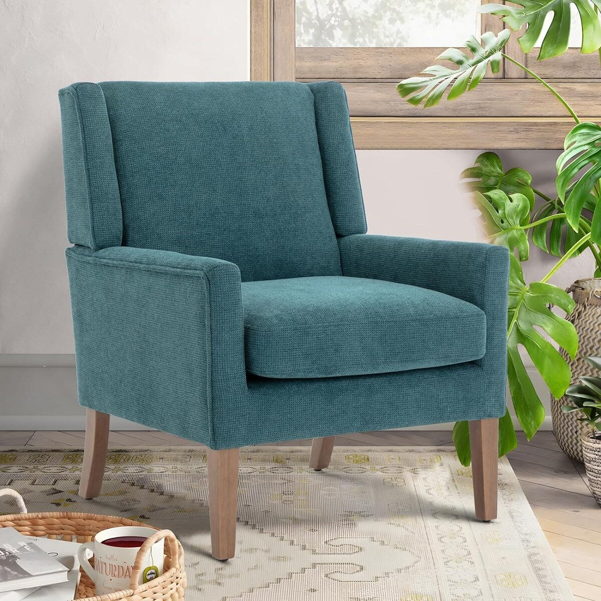 Wingback patio accent chair store